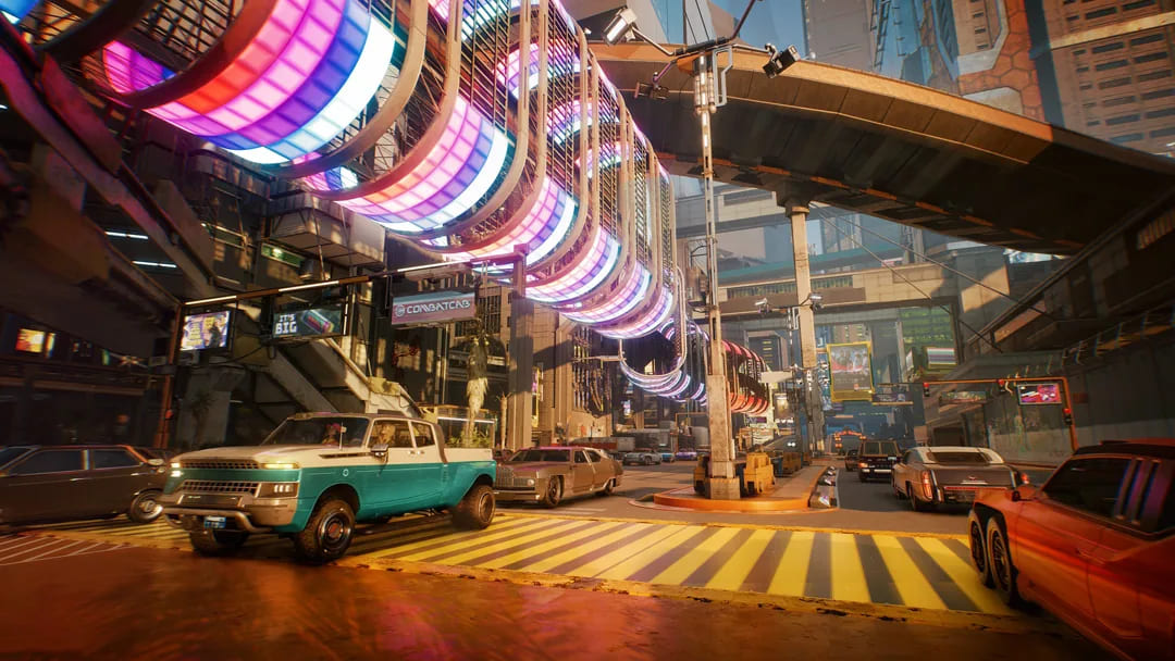 LED Videotron Representasi Kemajuan Teknologi Pada Game Cyberpunk 2077 ...
